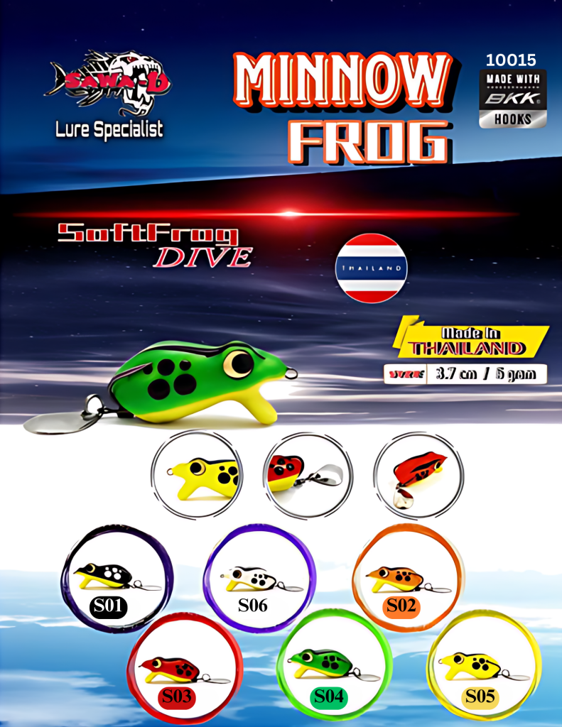 Sawa-D MINNOW Frog 3.7cm/5gram (Ready Stock) - Sawa-D