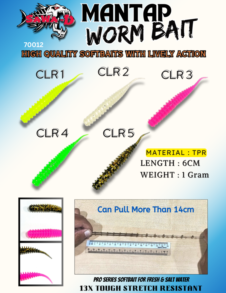 Sawa-D Mantap Worm Bait - Sawa-D